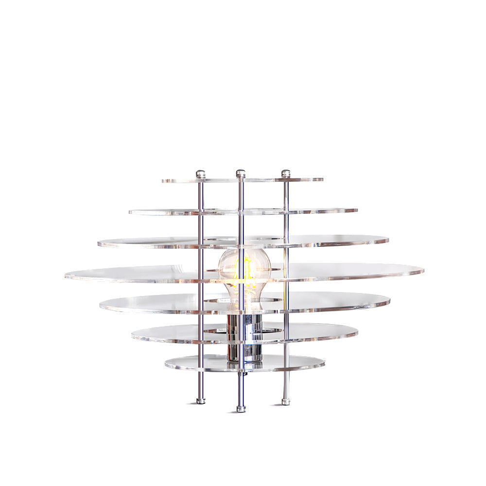 Saturn Chrome Table Lamp – Lonwing Lighting